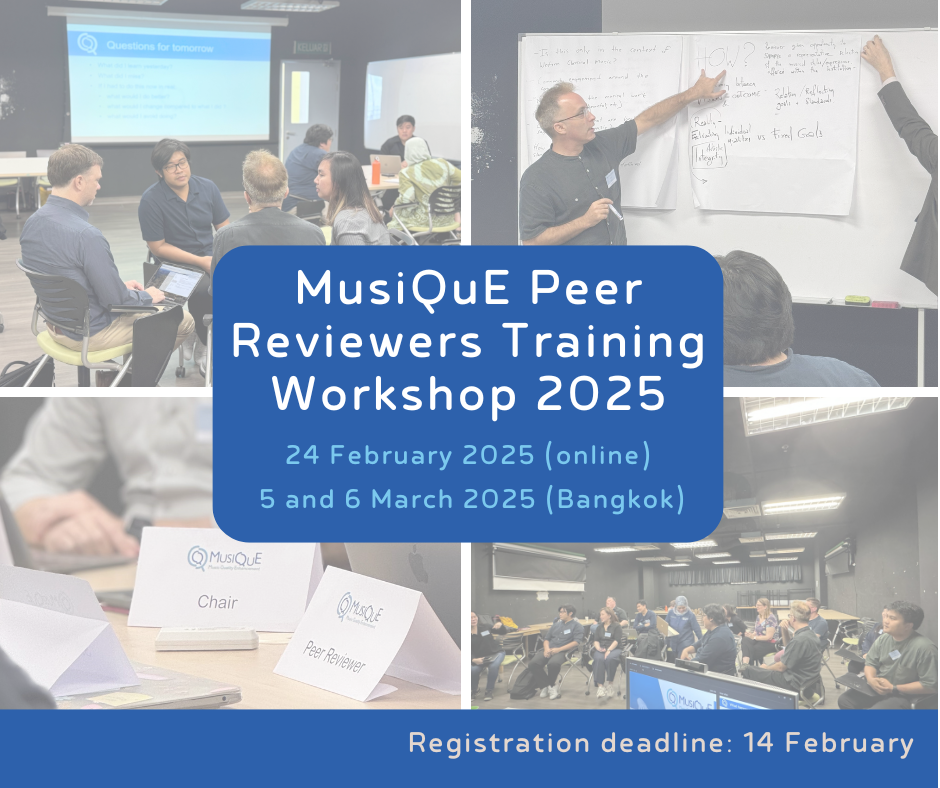 MusiQuE Training 2025 (SEADOM Congress) - MusiQuE